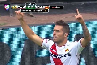 El sanjorgense David Depetris anotó su primer gol para el Morelia mexicano